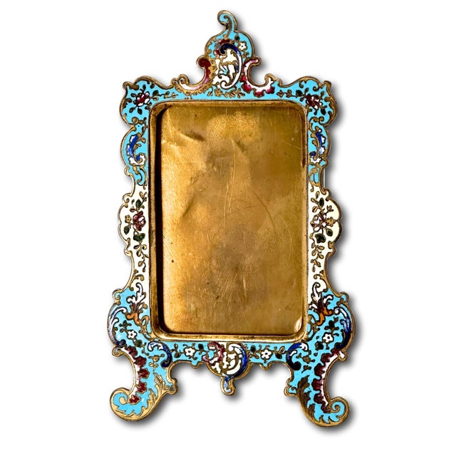Beautiful Antique French Rococo Champleve ( Enamel ) Bronze Free ...