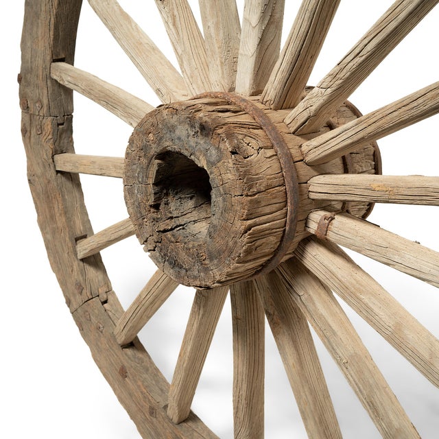 Chinese Monumental Mill Wheel, C. 1900 | Chairish