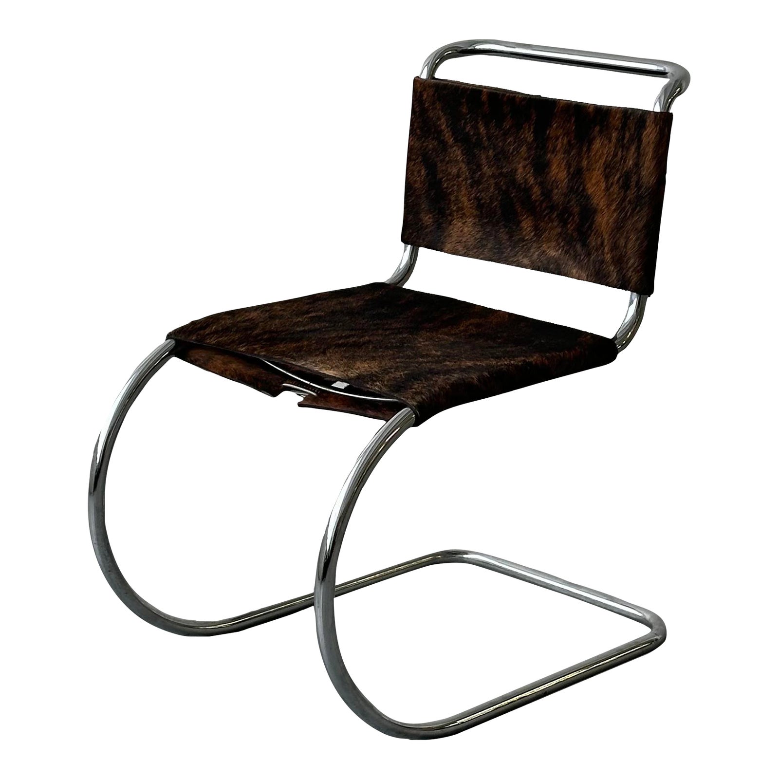 Mid 20th Century Early Mr10 Chair by Mies Van Der Rohe | Chairish