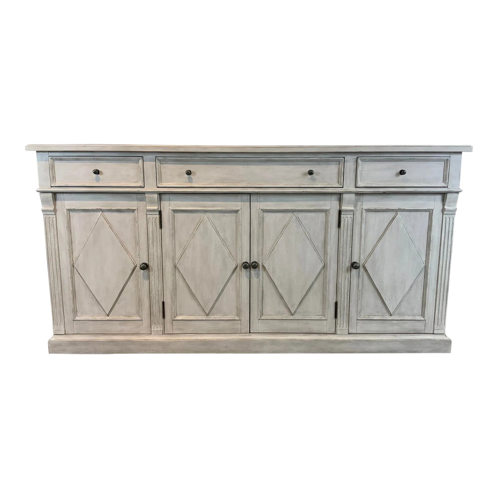 Theodore Alexander Modern Gustavian Style Bordeaux Sideboard | Chairish