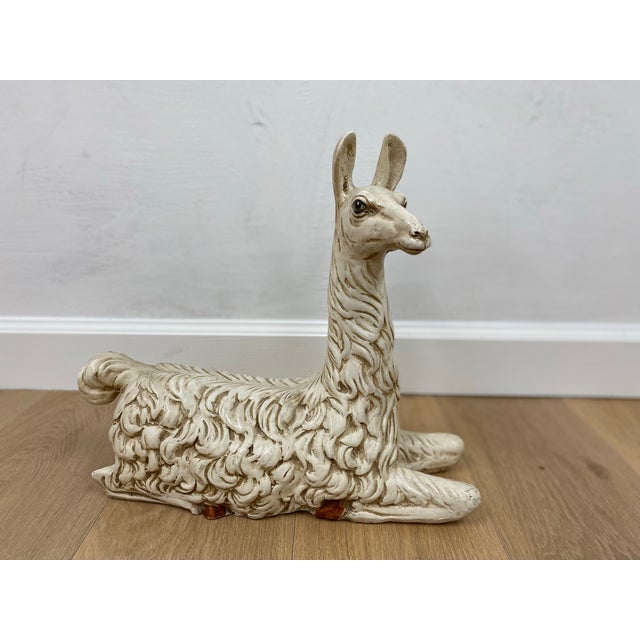 Vintage Ceramic Llama Sculpture, Italy, Circa 1970s | Chairish