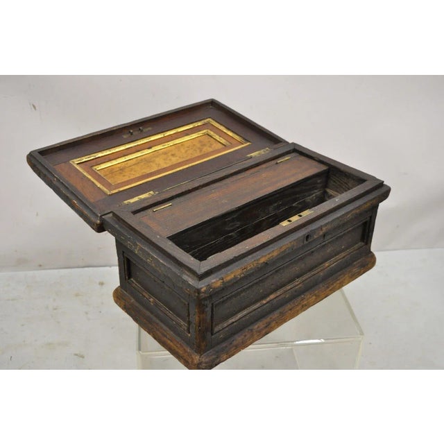 19th Century American Primitive Distressed Solid Wood Machinist Tool ...