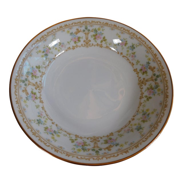 1970s Noritake Coupe Soup Bowl in Long Ago Pattern | Chairish
