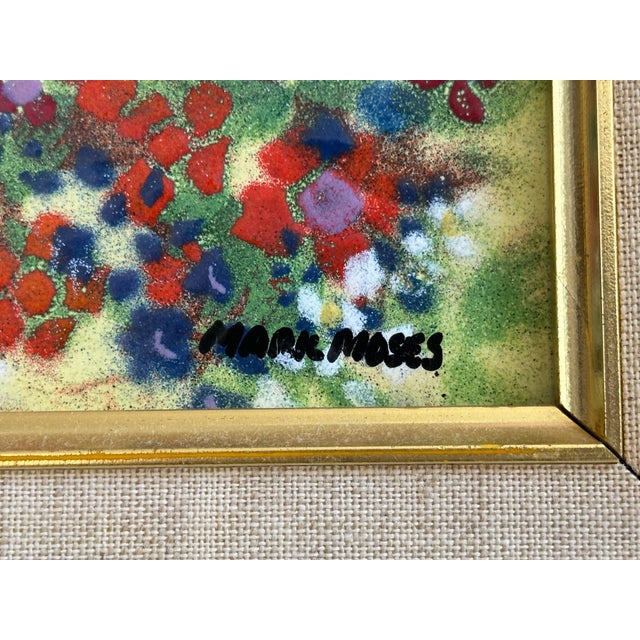 Enamel Painting on Copper Original Artwork | Chairish