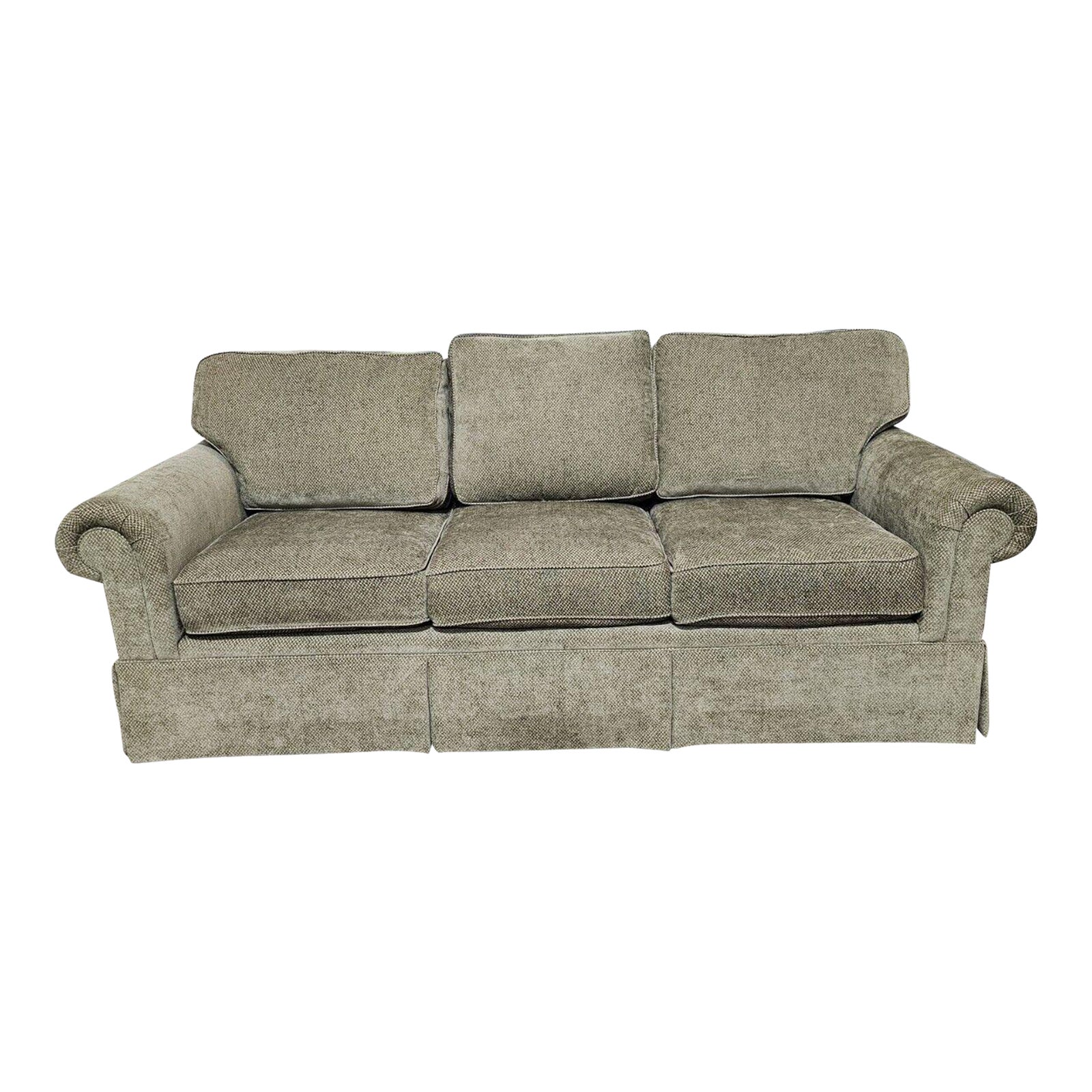 Mid 20th Century Henredon Upholstery Collection Traditional Down Filled ...