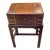 Antique Humidor Side Table | Chairish