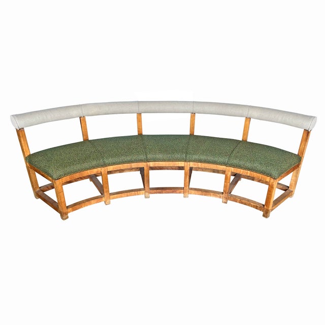 Pair of Sculptural Curved Benches | Chairish