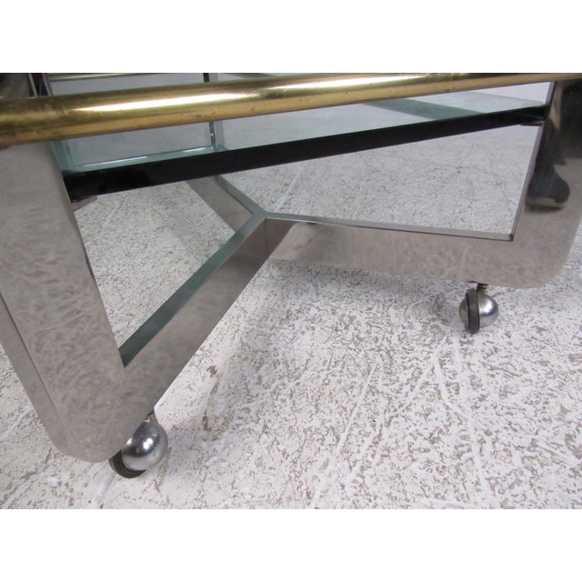 Large Modern Service Trolley or Display Cart | Chairish