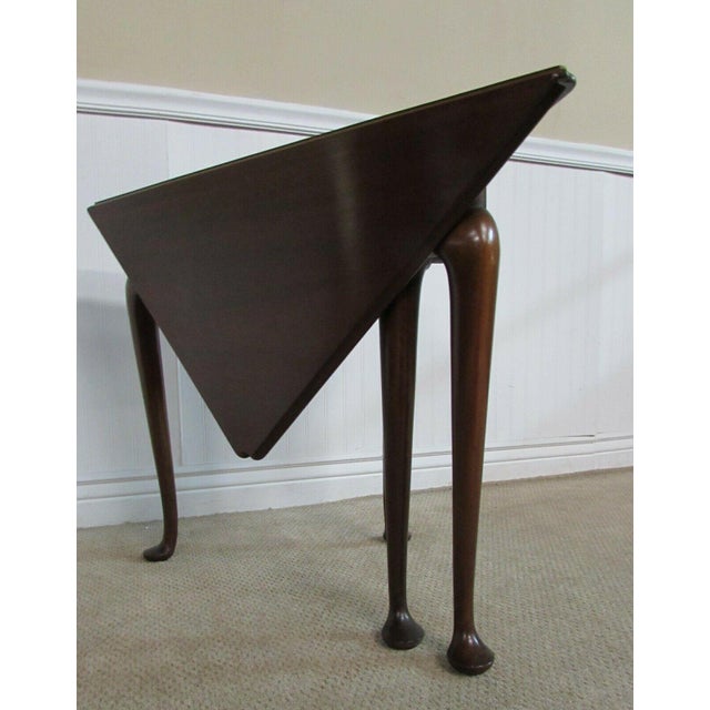 Kittinger Handkerchief Table Drop Leaf Corner Table | Chairish