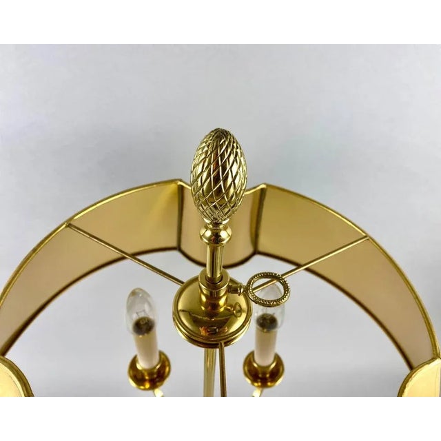 Vintage 4-Light Table Lamp in Gilt Brass, 1970s | Chairish