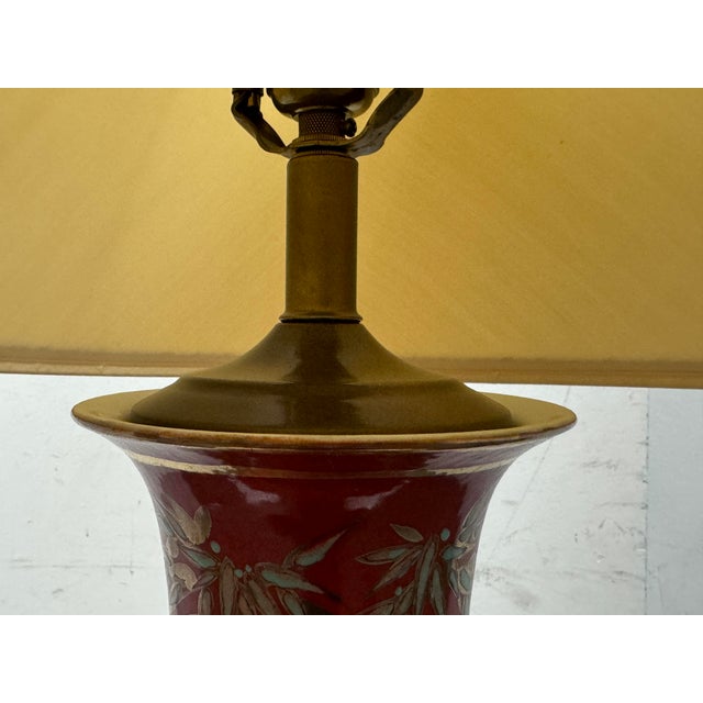 Vintage Leonard R. Foss Chinoiserie Style Table Lamp | Chairish