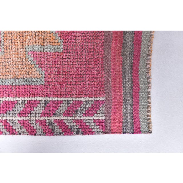 Vintage Runner Rug in Wool | Chairish