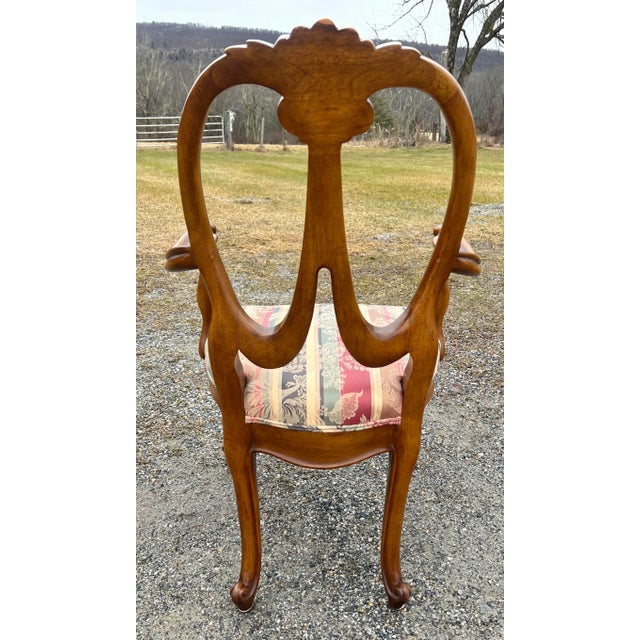 Romweber French Baroque Style Fruitwood Dining Chairs - Set of 6 | Chairish