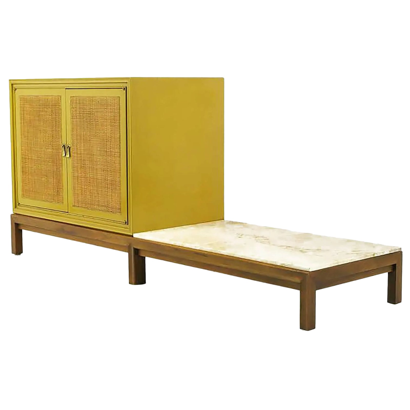 Step-Down Plateau Two-Door Cabinet by Mount Airy | Chairish