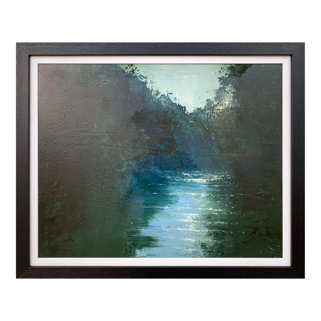 Colin Halliday, Impressionistic English River Landscape Original Oil ...