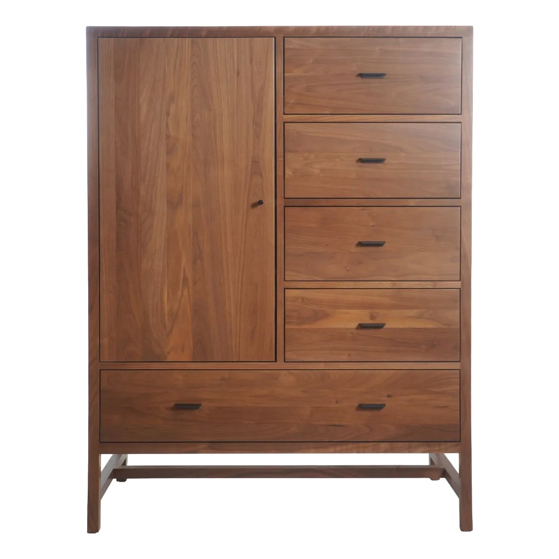 Room and Board Berkeley Walnut Storage Cabinet | Chairish