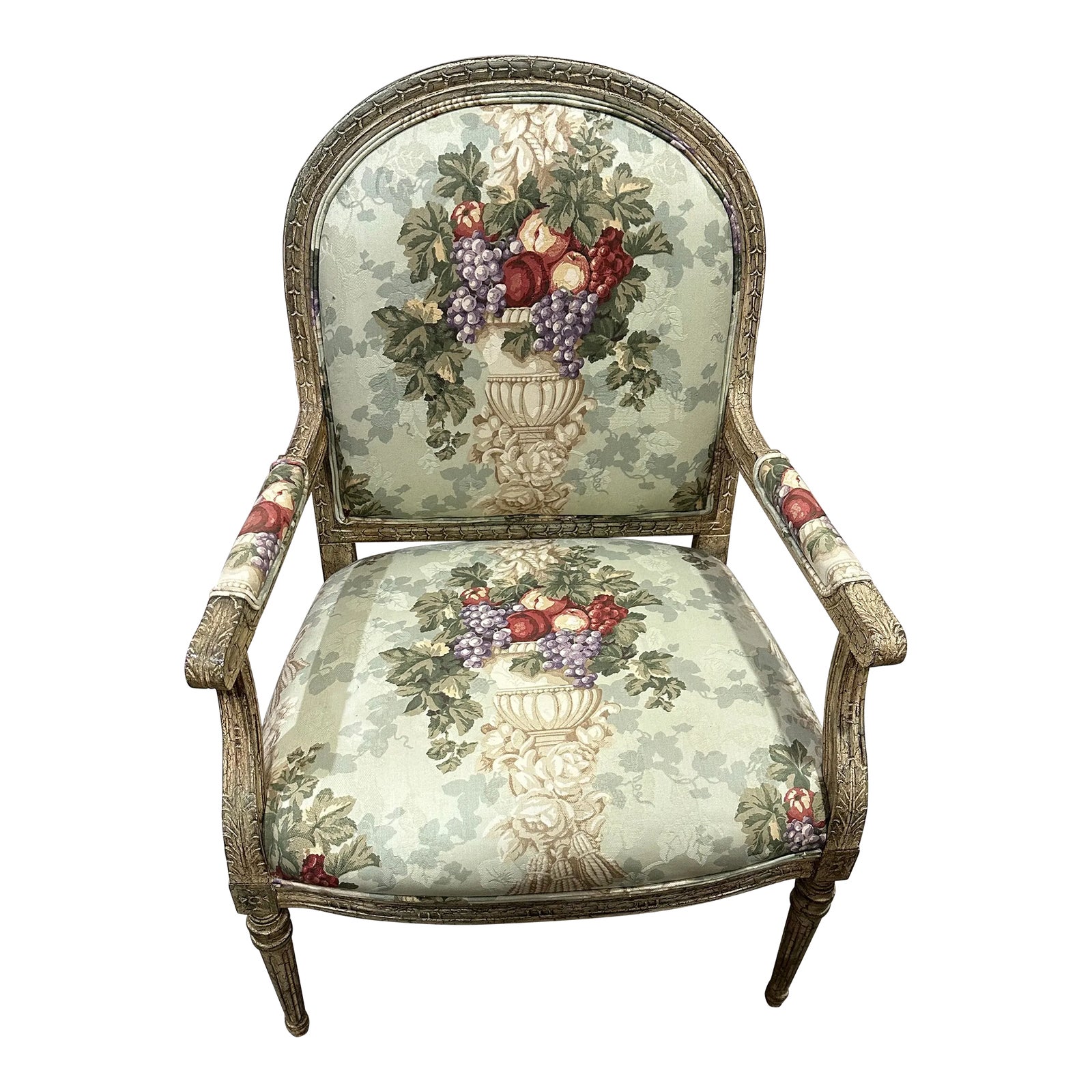 Thomasville Country French Arm Chair | Chairish