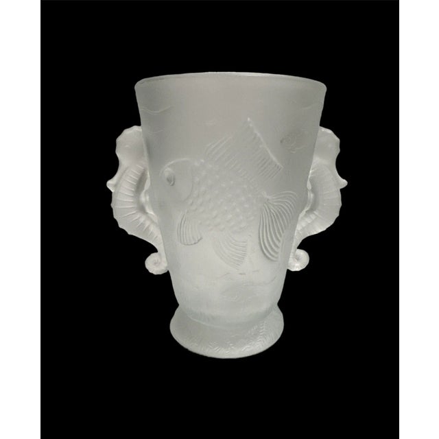 Vintage Barolac Josef Inwald Seahorse Vase | Chairish