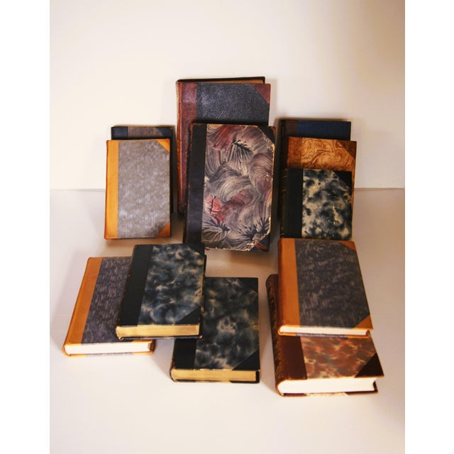 94 Fine Antique Leather Books From Early 1900 With Decorative Gilding ...