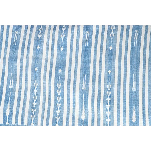 Peppermint Rug, 9x12, Royal Blue & White | Chairish