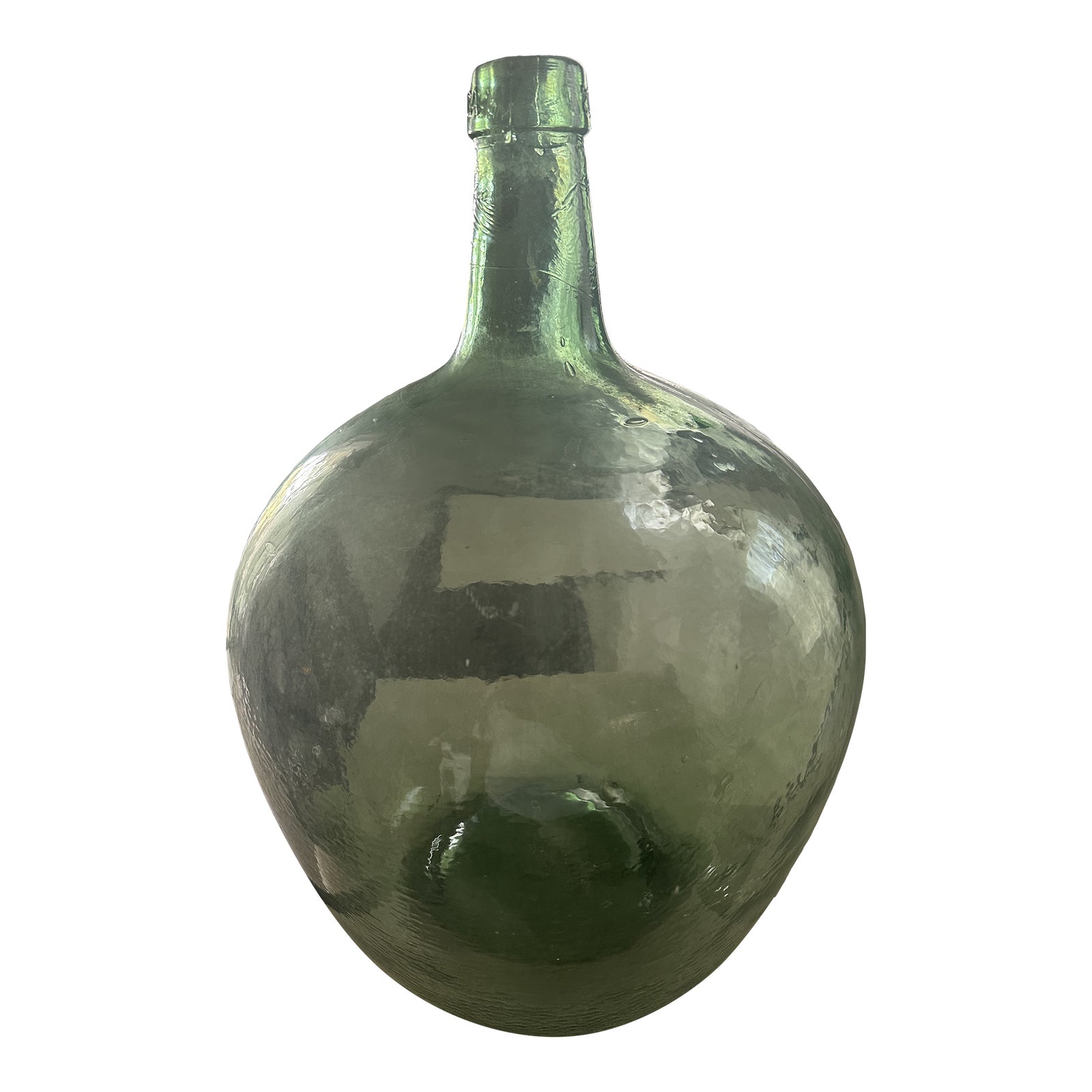 Vintage Demijohn by Viresa 1970’s Glass Bottle/Vase | Chairish