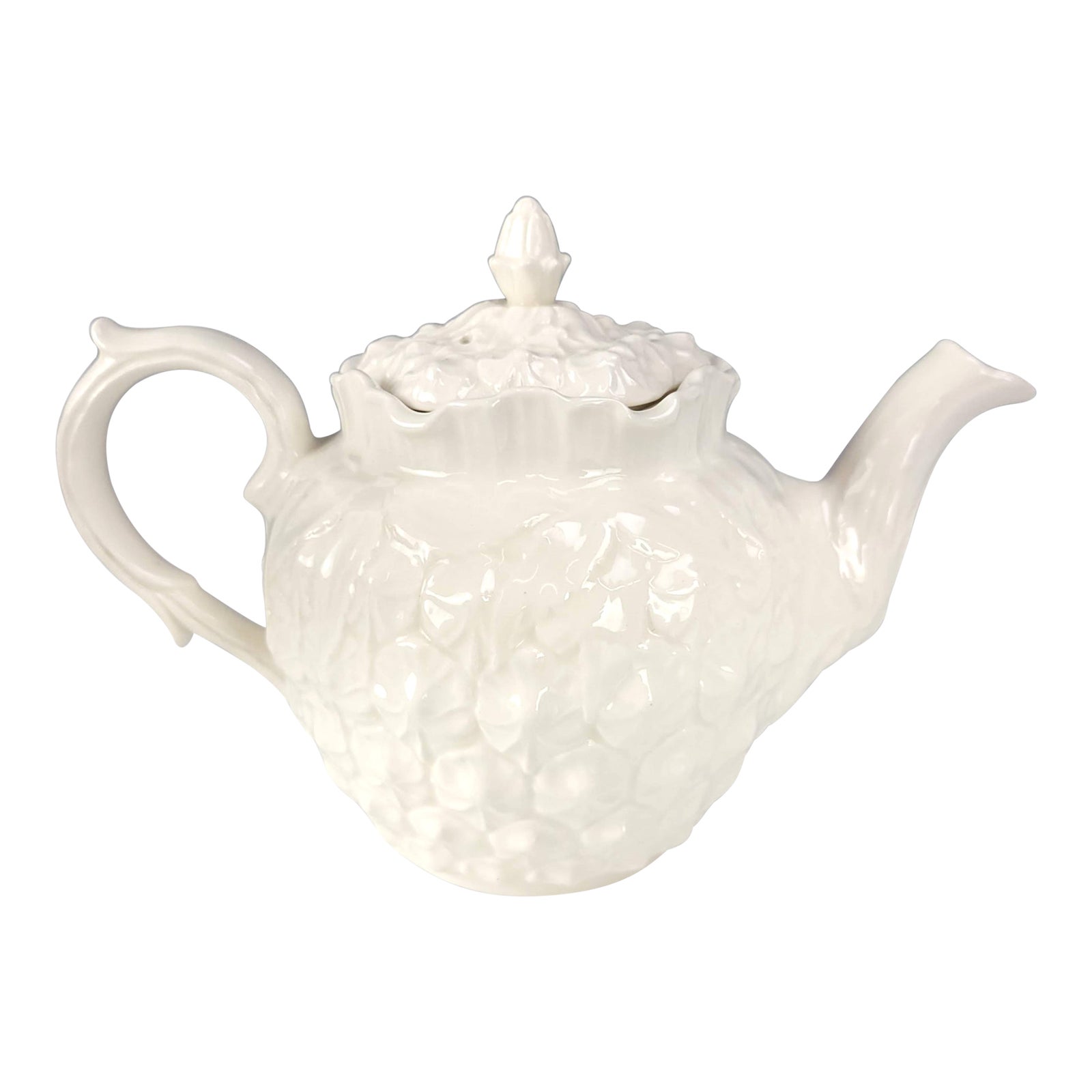 Vintage Spode "Williamsburg Pineapple" Tea Pot W/ Lid | Chairish