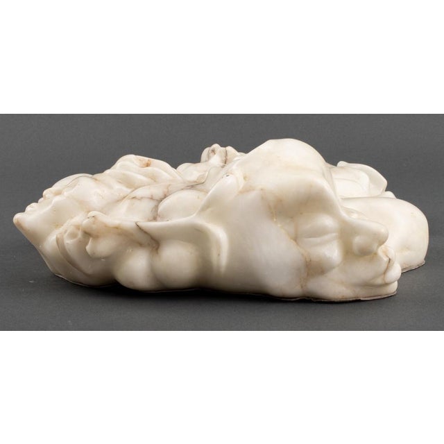 Norman Carton 'Grotesque Faces' Marble Sculpture | Chairish