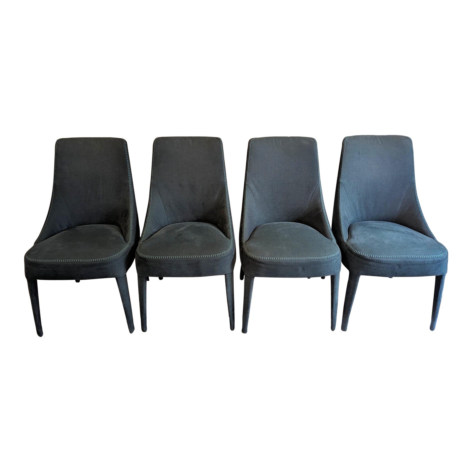 B&b Italia Maxalto Febo Dining Chairs - Set of 4 | Chairish