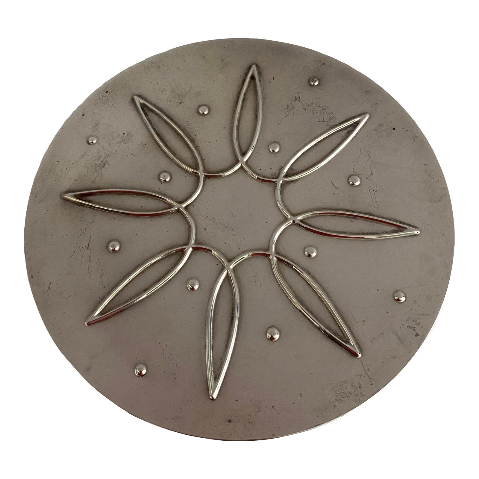 1950s Towle Sterling Silver Trivet | Chairish