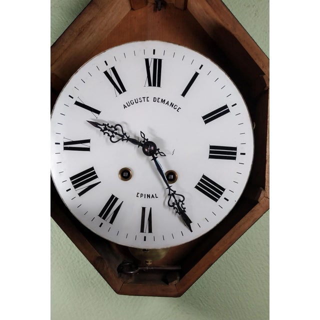 1860-1889 Grand French Carved Wooden Clock Cartel by Samuel Marti & Cie ...