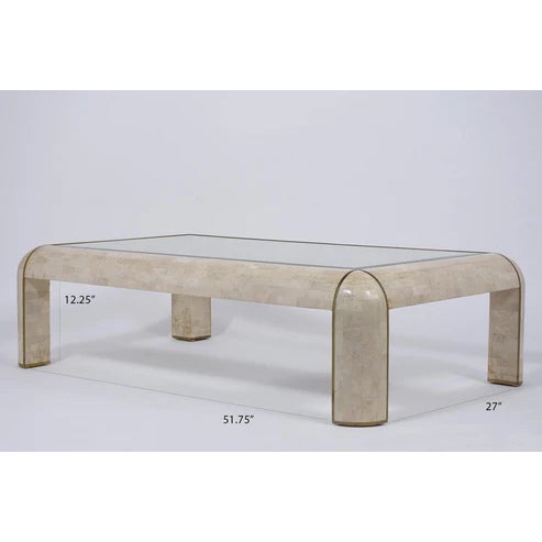 Maitland Smith Stone Coffee Table | Chairish