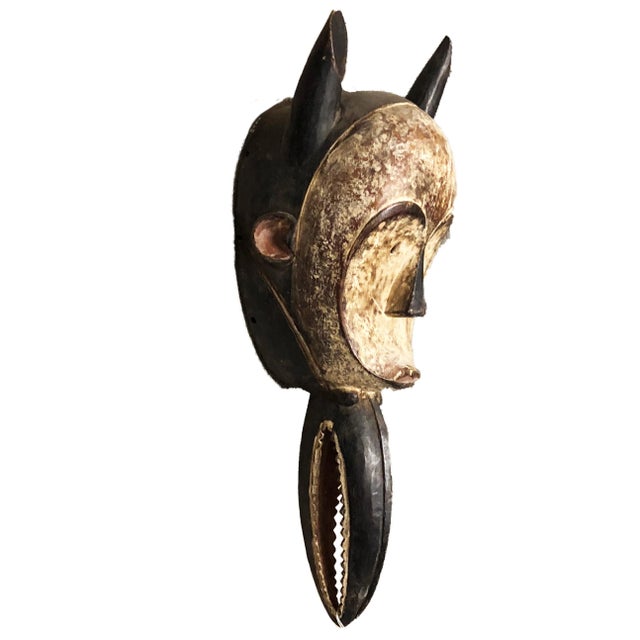 1970s African Dan Bird Mask with Beak Liberia | Chairish