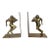Pair of 1970s Brass Football Player Bookends | Chairish