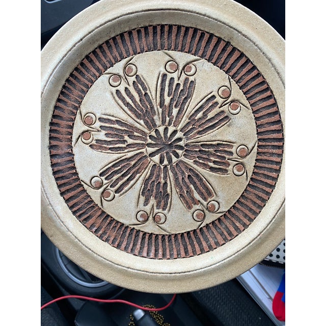 1970s Vintage Clarence Cameron Decorative Owl Charger | Chairish