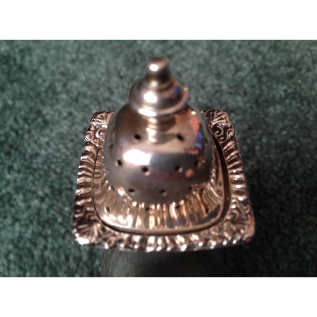 Mid 20th Century English William Adams Silver Pepper Shakers - a Pair ...