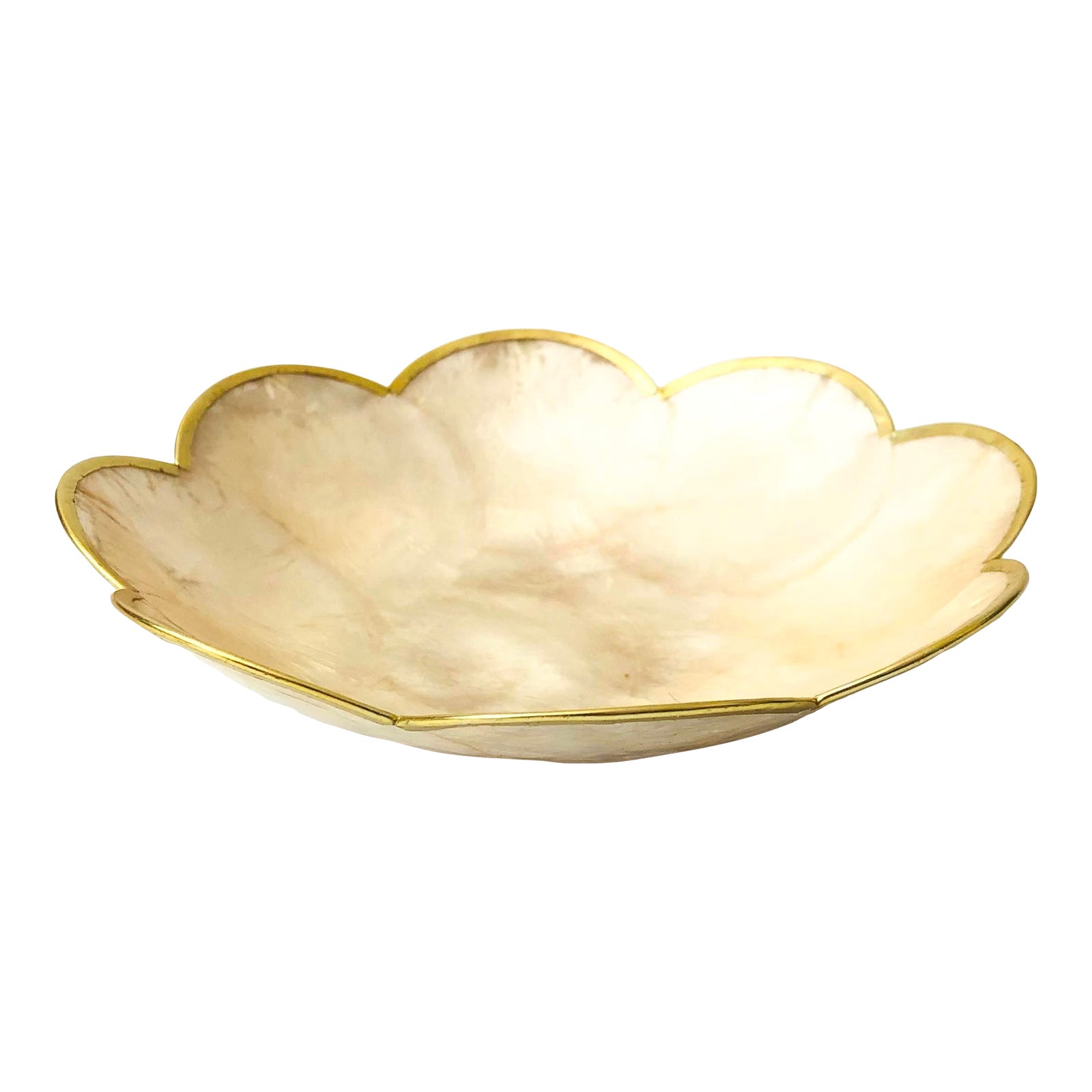 Scalloped Capiz Shell Tray | Chairish