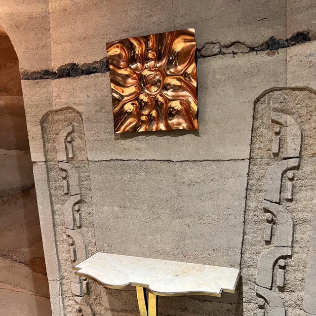 1964 Ellamarie and Jackson Woolley Copper Sculpture Modernist Art ...