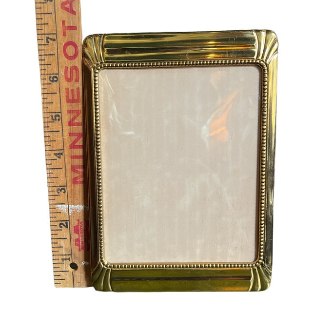 1940s Brass Classic Traditional Fluted With Beaded Boarder Detail ...