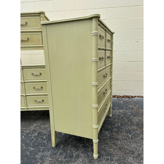 Henry Link Bali Hai Faux Bamboo Bedroom Set | Chairish