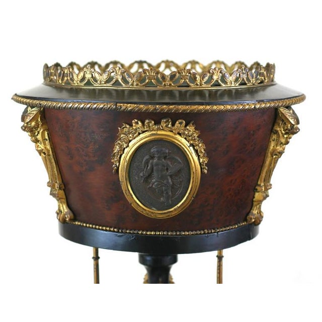 Napoleon III Decorated Fern Stand | Chairish