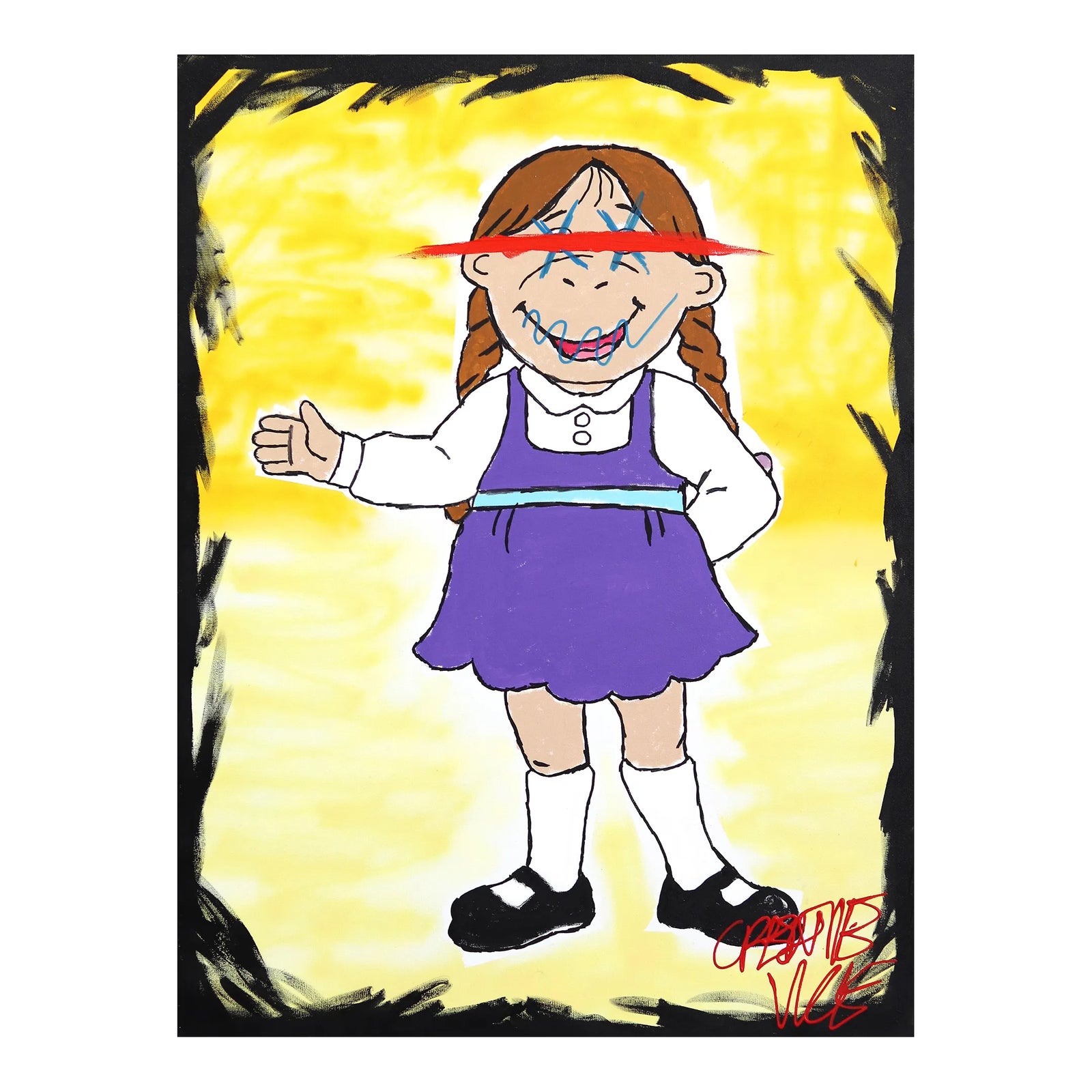 Pop Art Cartoon Character "Muff" Original Artwork by Randy Morales ...