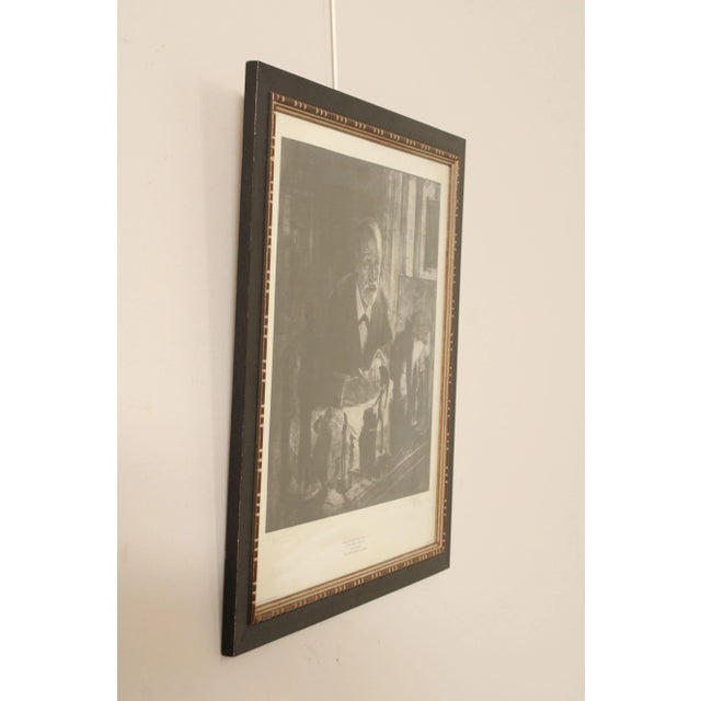 Max Pollak Framed Print of Sigmund Freud | Chairish