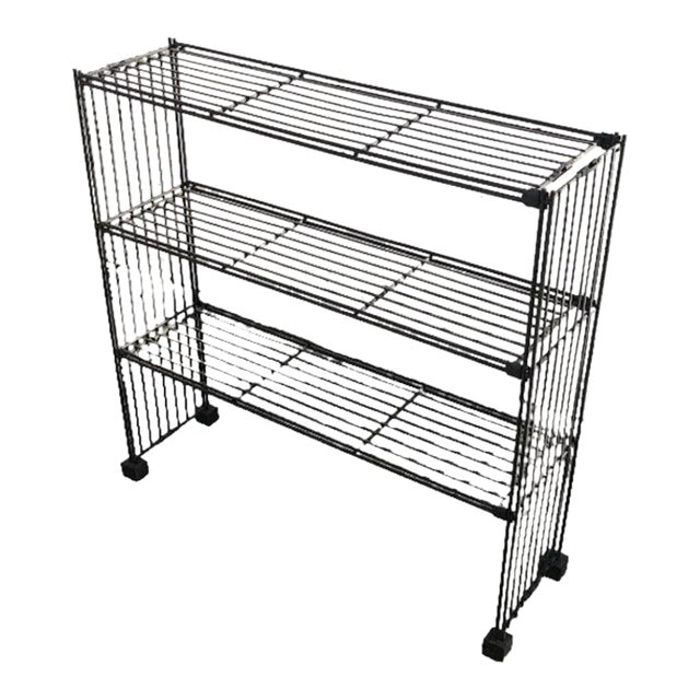 Mid-Century Iron Rod Bookshelf | Chairish