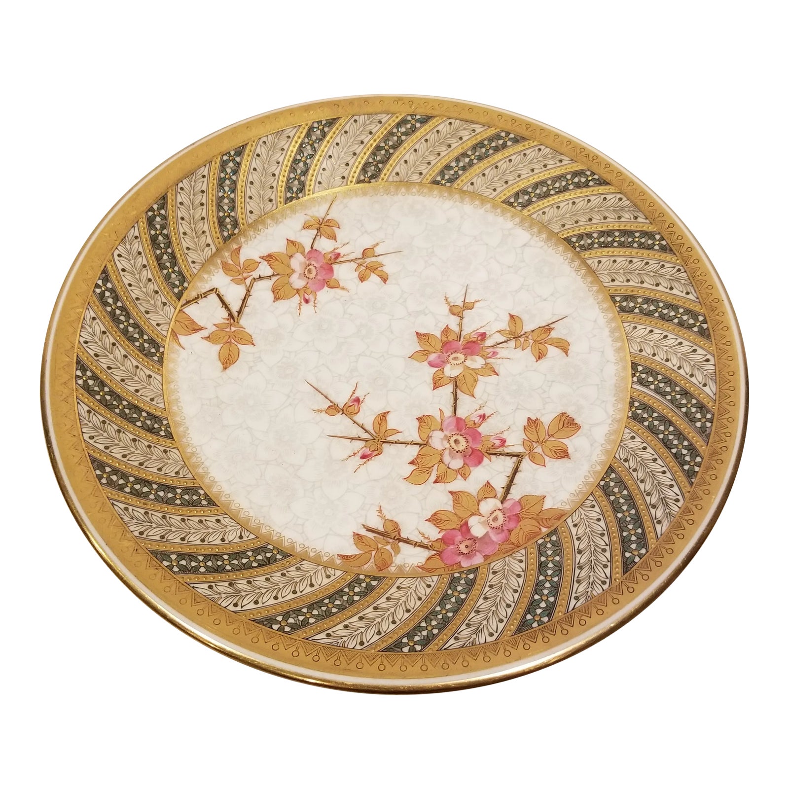 Royal Worcester Antique Plate | Chairish