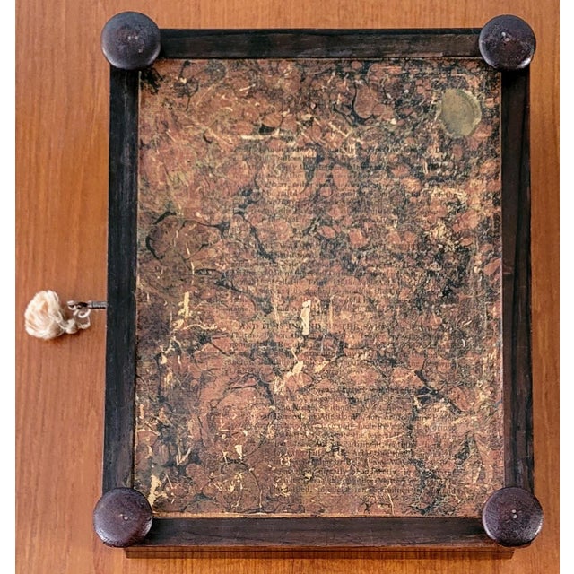 Circa 1820s Irish / English Regency Rosewood and Brass Games Box | Chairish