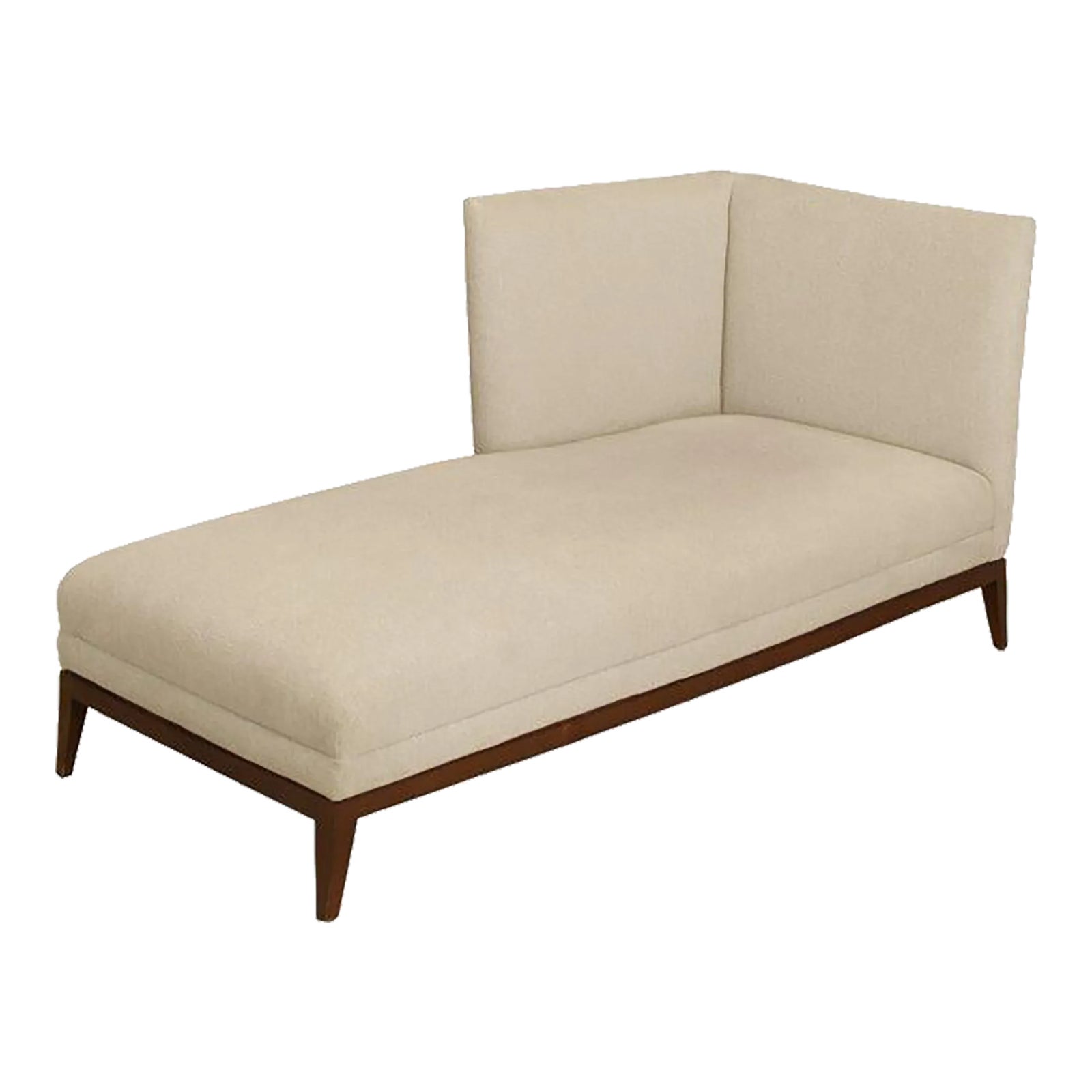 Interior Crafts Nyc Lakeside Chaise With Maple Wood Legs in Francesca ...