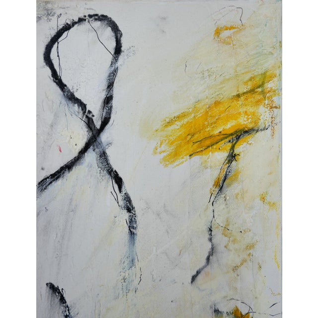 2022 "Shoreline" Contemporary Red, Yellow, and Blue Abstract ...