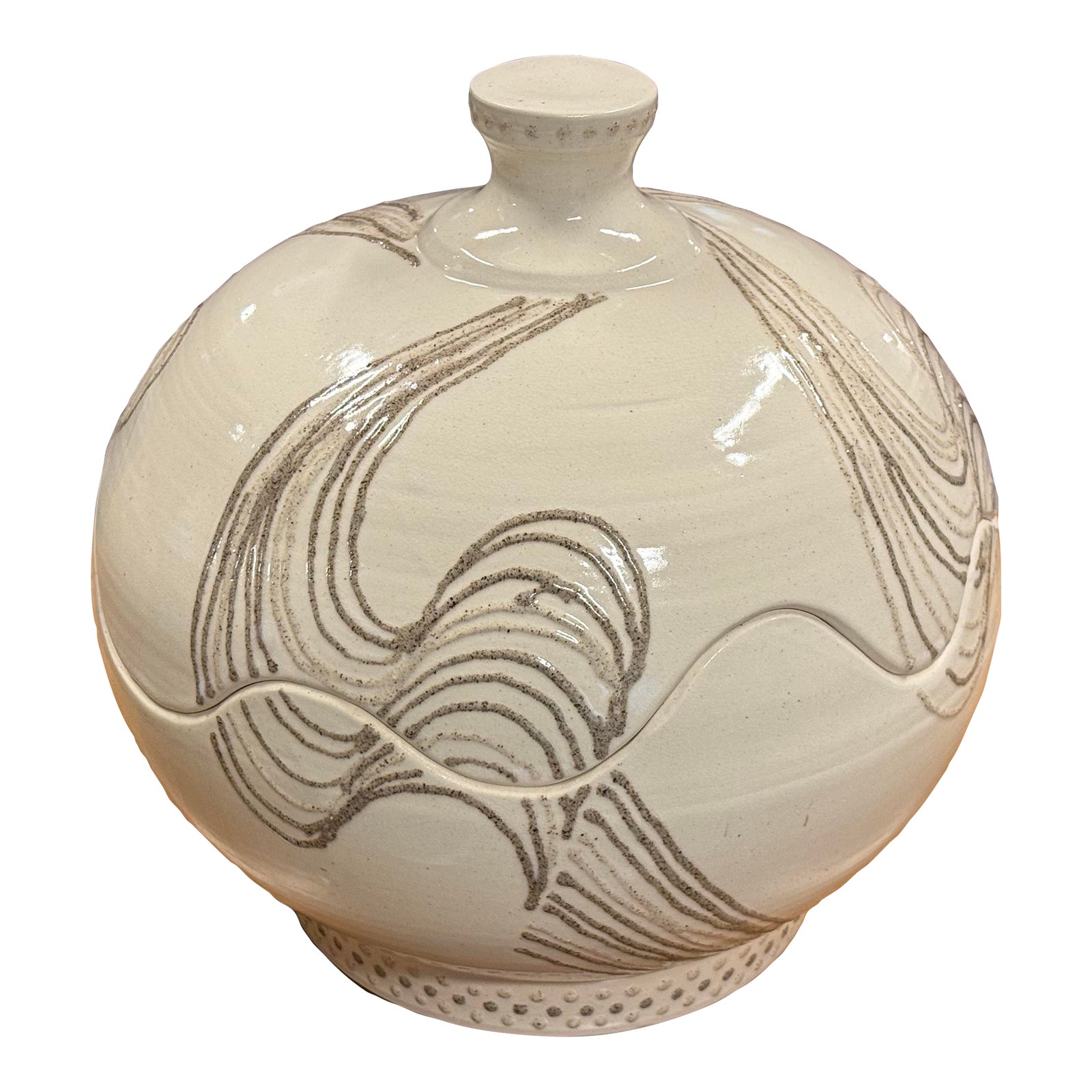 Circa 1980's Potter Roy Hamilton Ceramic Sculpture | Chairish