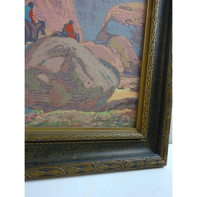 Vintage Fred Grayson Sayre High Desert Mountain Landscape Serigraph ...