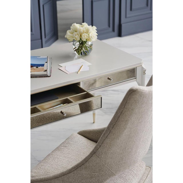 Transitional Modern Writing Desk | Chairish